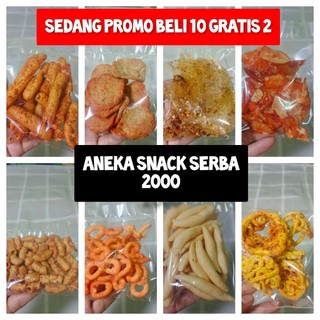 Jual aneka snack serba 2000 bebas pilih rasa/cemilan makanan ringan ...
