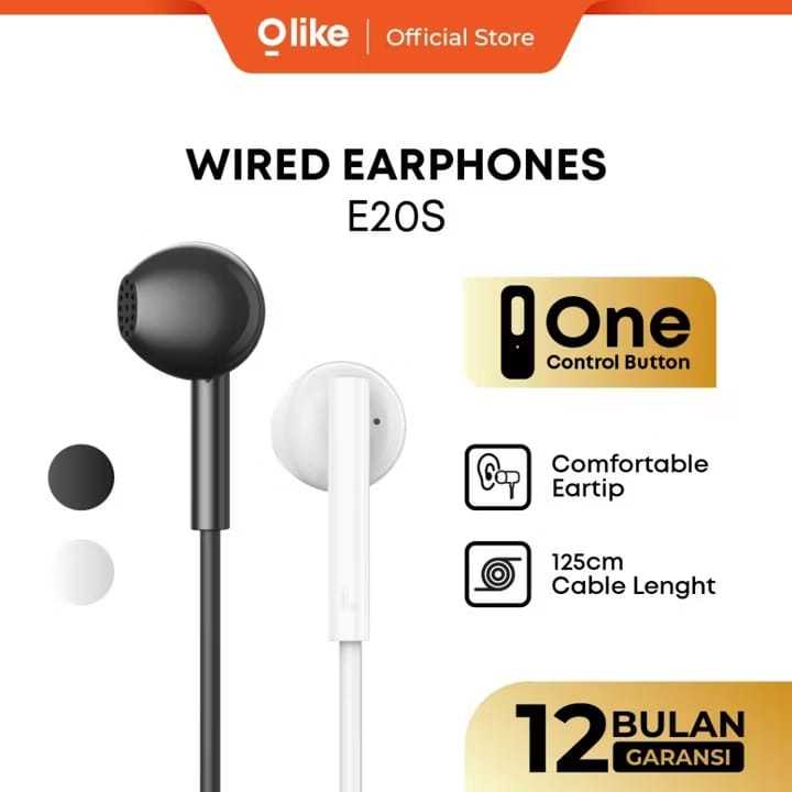 Jual Olike E20s , E100s Headset Wired Earphone Bass Original | Shopee ...