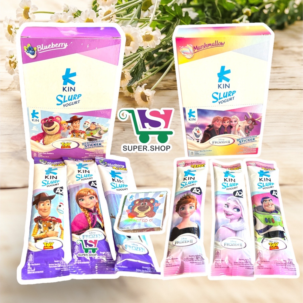 Jual Kin Slurp Yogurt / Yoghurt Creamy Stick Squeeze PACK (isi 10 pcs ...