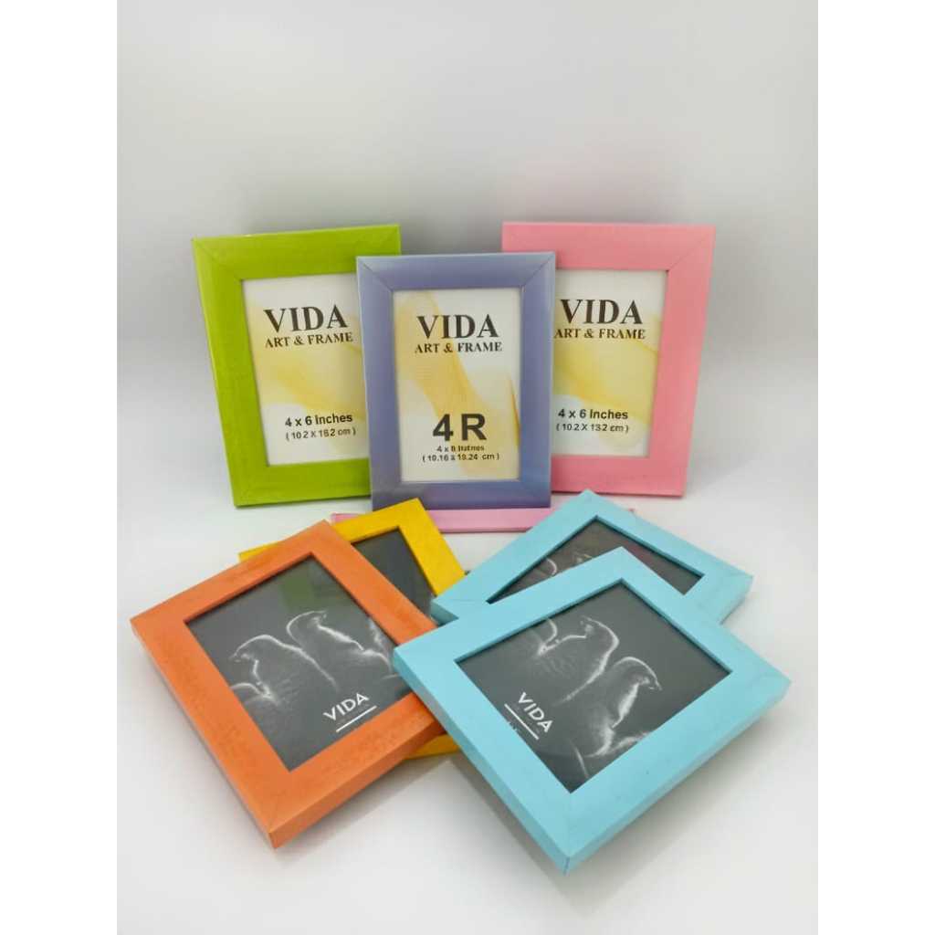 Jual Bingkai Foto VIDA Ukuran 4R Simple | Photo Frame Hiasan Portrait ...