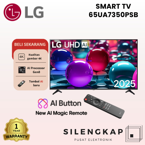 Jual LG Smart TV UHD 4K 65UA7350PSB AI Magic Remote 65 Inch Garansi ...