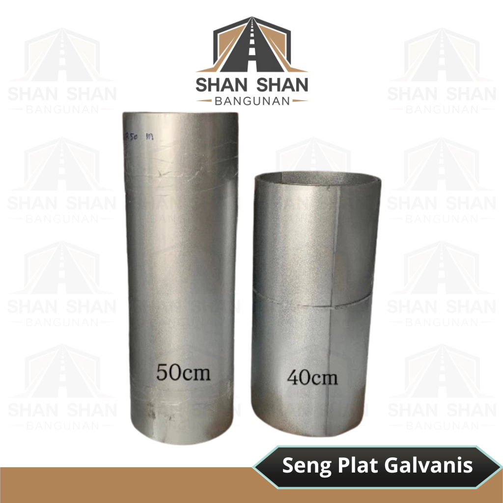 Jual Seng Licin / Seng Plat / Talang Seng Licin Per METER Lebar 40 CM ...