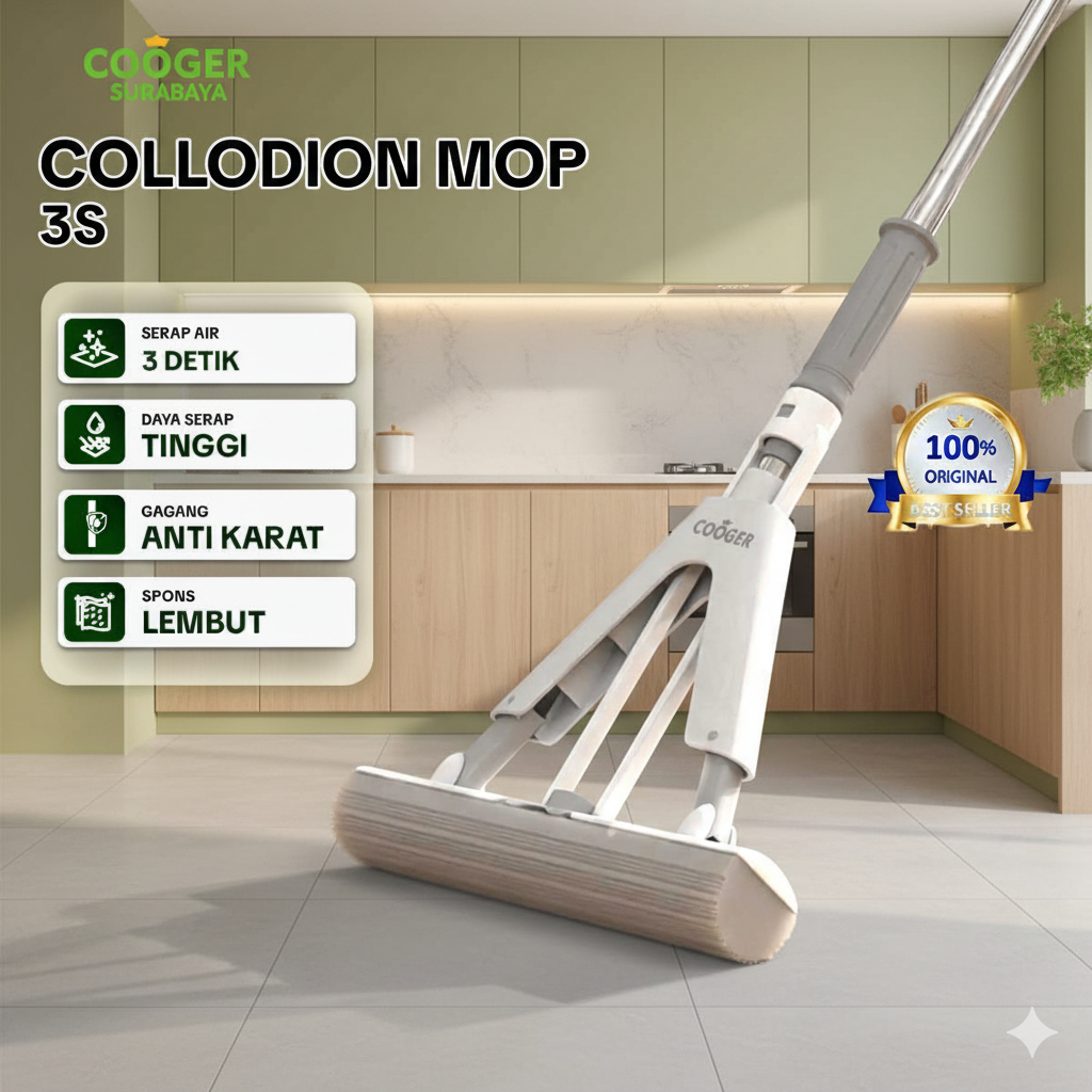 Jual COOGER Alat Pel Spons Peras Otomatis Serap Air 3 Detik Automatic ...