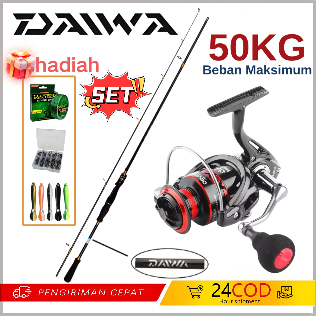 Jual DAIWA pancing reel bc casting Gulungan Pancing Murah Semua Logam ...