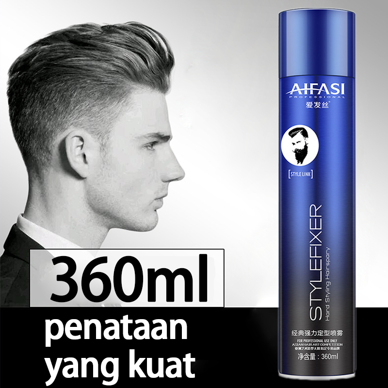 Jual Semprotan rambut tahan kuat 360ml Gel berbulu kering yang tahan ...
