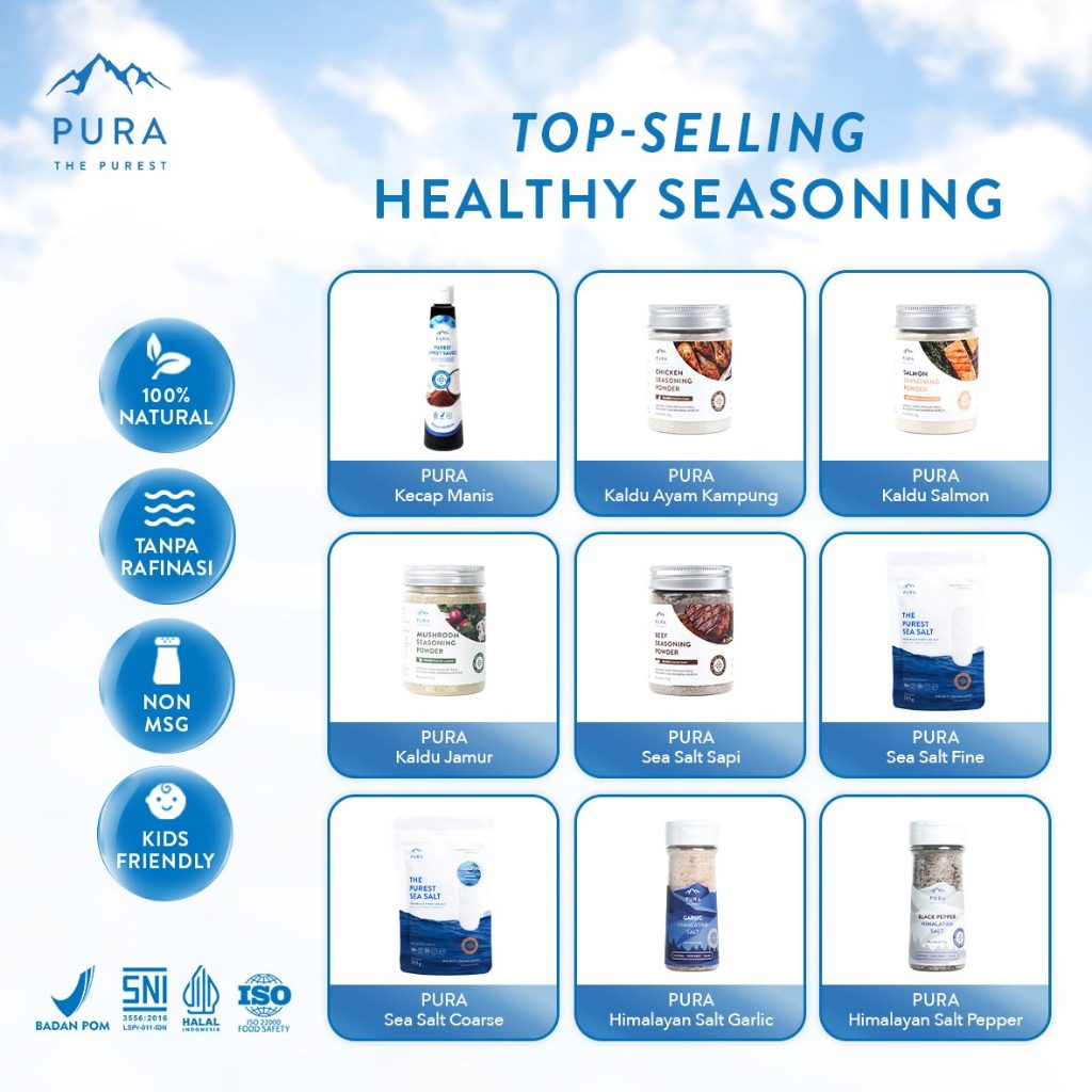 Jual [TOP SELLING] Pura Healthy Seasoning - Bumbu Dapur Kaldu Asli 100g ...
