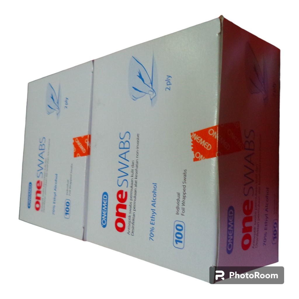 Jual ALKOHOL SWAB ONE MED BOK ISI 100 PCS | Shopee Indonesia