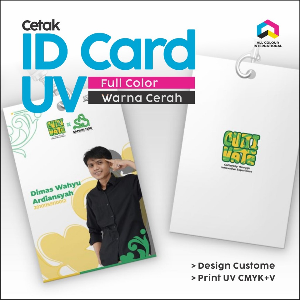 Jual Cetak ID Card PVC / PRINT UV COLOUR / CMYK | Shopee Indonesia