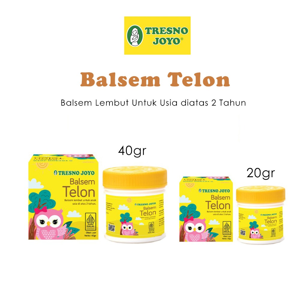 Jual Bisa COD Balsem Telon Tresno Joyo 40gr & 20gr - Balsem Bayi Minyak ...