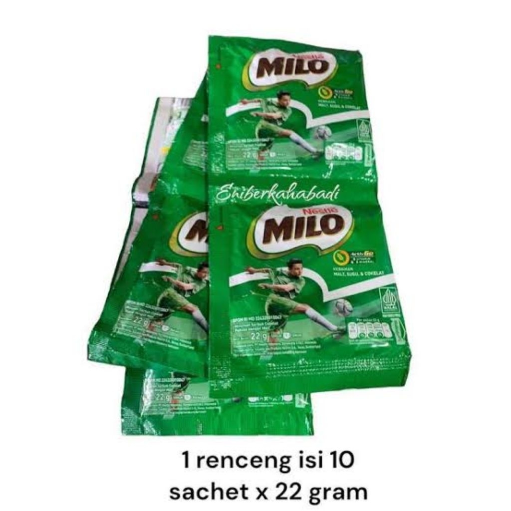 Jual PROMO MILO ACTIV GO 22 X 10 Gr Sachet/Milo renceng/Milo Coklat ...