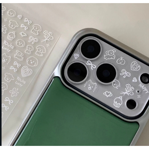 Jual Cute Camera Lens Sticker Set – Stiker Gemas HP KAMERA BELAKANG ...