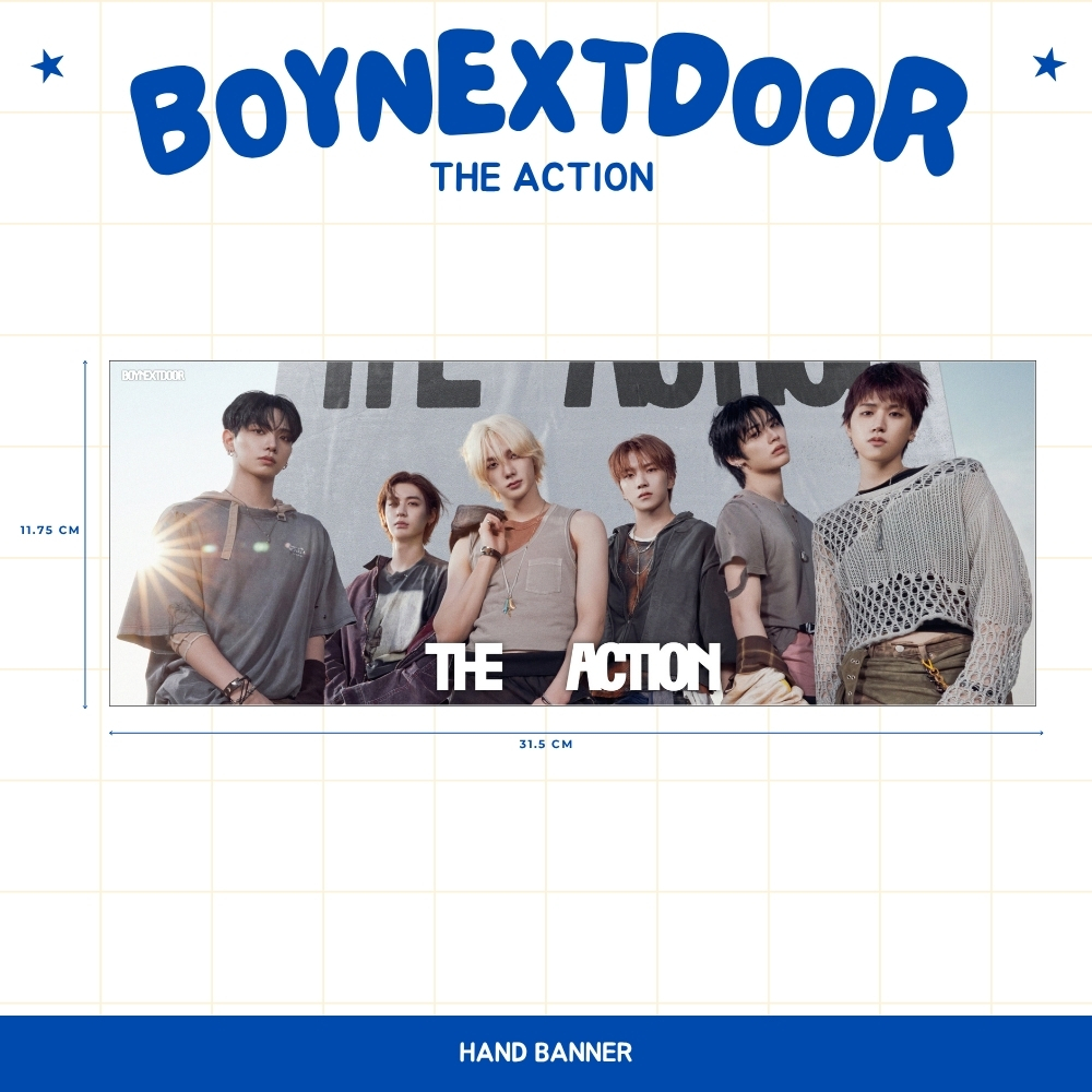 Jual HOLOGRAM HAND BANNER BOY NEXT DOOR THE ACTION HANDBANNER KPOP ...