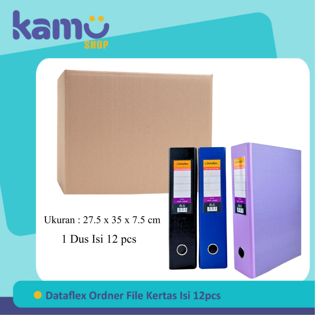 Jual Dataflex Ordner Folio Kertas / Paper Lever Arch File F4 (Isi 12pcs ...