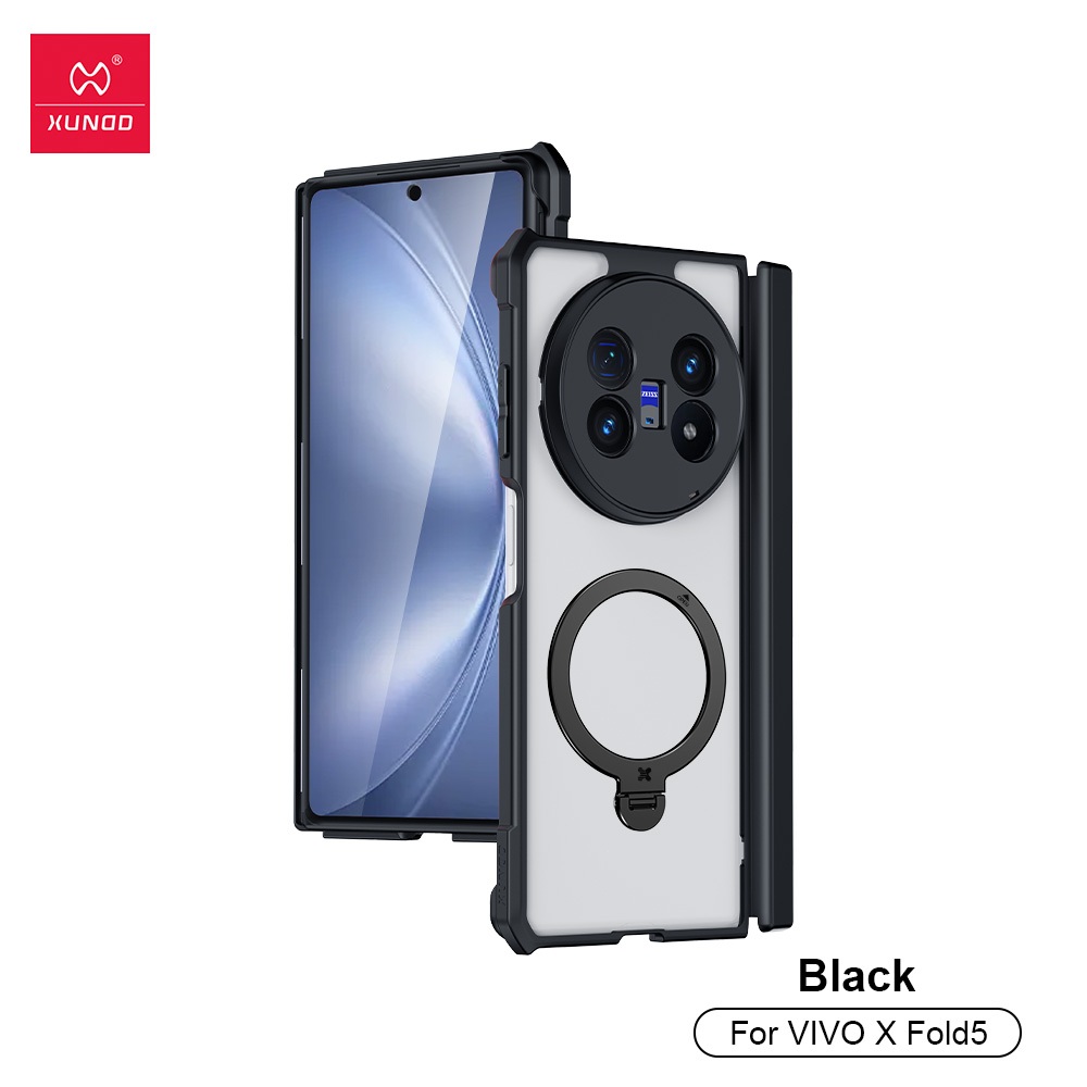 Jual XUNDD Magnetic Holder Case Untuk Vivo X Fold 5 Casing Ring Holder ...