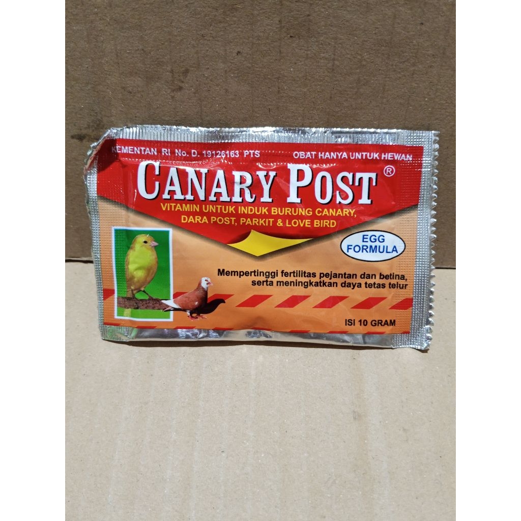Jual CANARY POST vitamin untuk induk burung canary, dara post, parkit ...