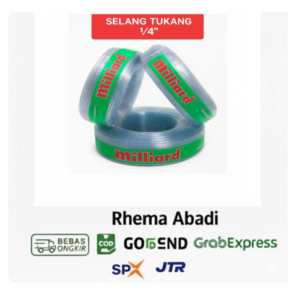 Jual SELANG MILYARD 1/4 SELANG BANGUNAN PER ROL 100M | Shopee Indonesia