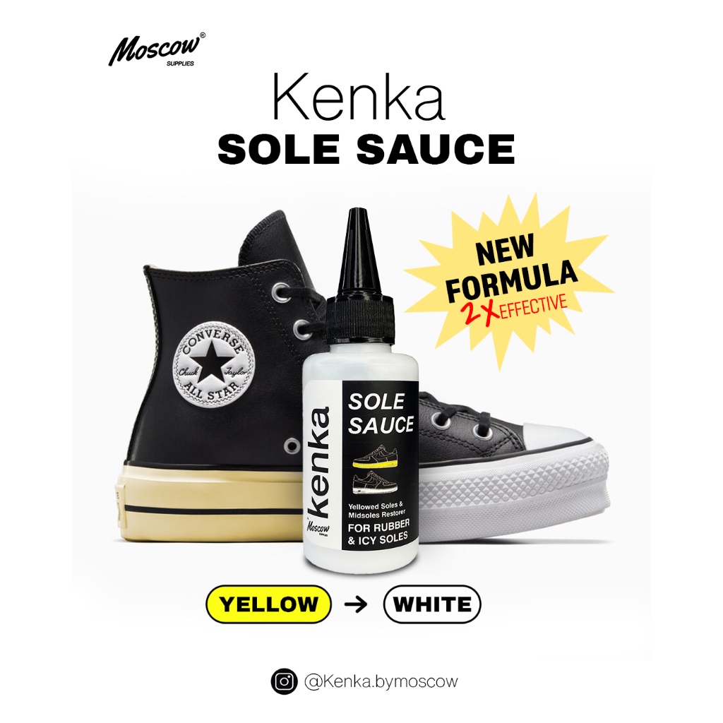Jual KENKA Unyellowing Pemutih Sole Sepatu Menguning / Pemutih Sol ...