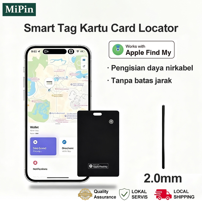 Jual Smart Tag Kartu Card GPS Locator Tanpa Batas Jarak, Wireless ...