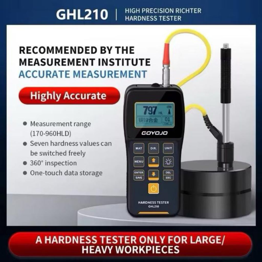Jual Leeb Hardness Tester Portable Rebound Meter Durometer HL HB HRB ...