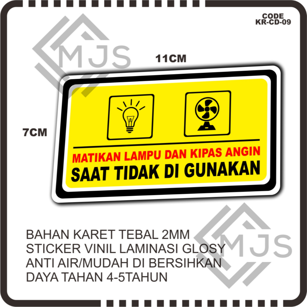 Jual Matikan Lampu Dan AC Saat Tidak Digunakan Karet 2mm Tahan Air ...