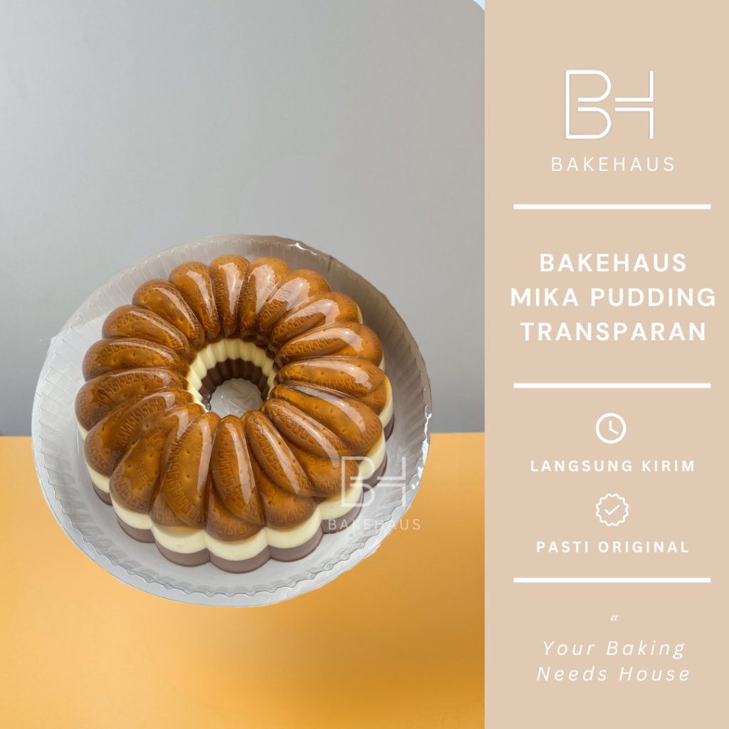Jual MIKA ALAS TATAKAN KUE PUDDING TRANSPARAN BAKEHAUS | Shopee Indonesia