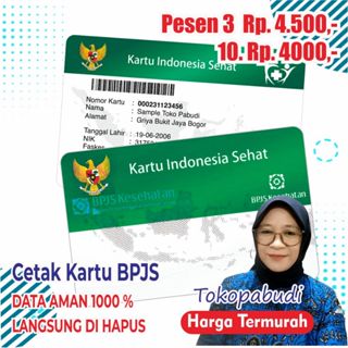 Jual Cetak Kartu BPJS , KIS , Tanpa Minimal Order- Langsung jadI ...