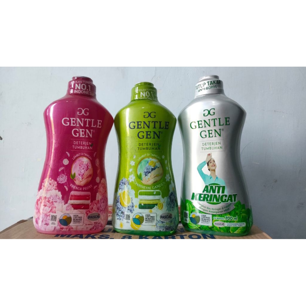 Jual Gentle Gen Detergen tumbuhan cair botol 700ml | Shopee Indonesia