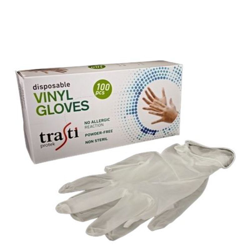 Jual Sarung Tangan Vinyl / Vinyl Trasti / Sarung Tangan Makanan isi 100 ...