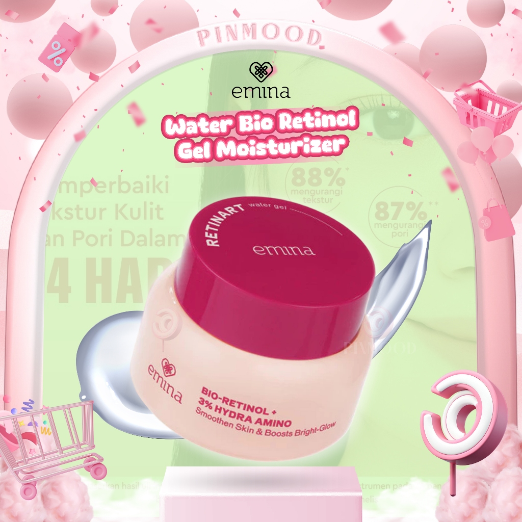 Jual EMINA - RETINART WATER GEL ( 30 g ) - Pelembab Wajah Moist Anti ...