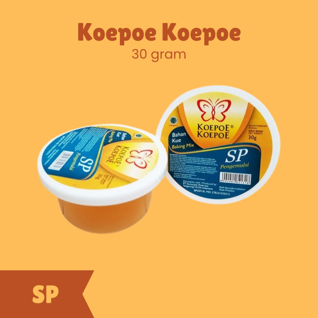 Jual Koepoe Koepoe SP Pengemulsi Kue 30gr | Shopee Indonesia