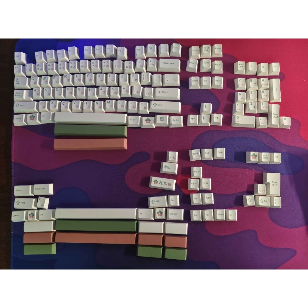 Jual Keycaps XMI Matcha Sakura BNIB | Shopee Indonesia