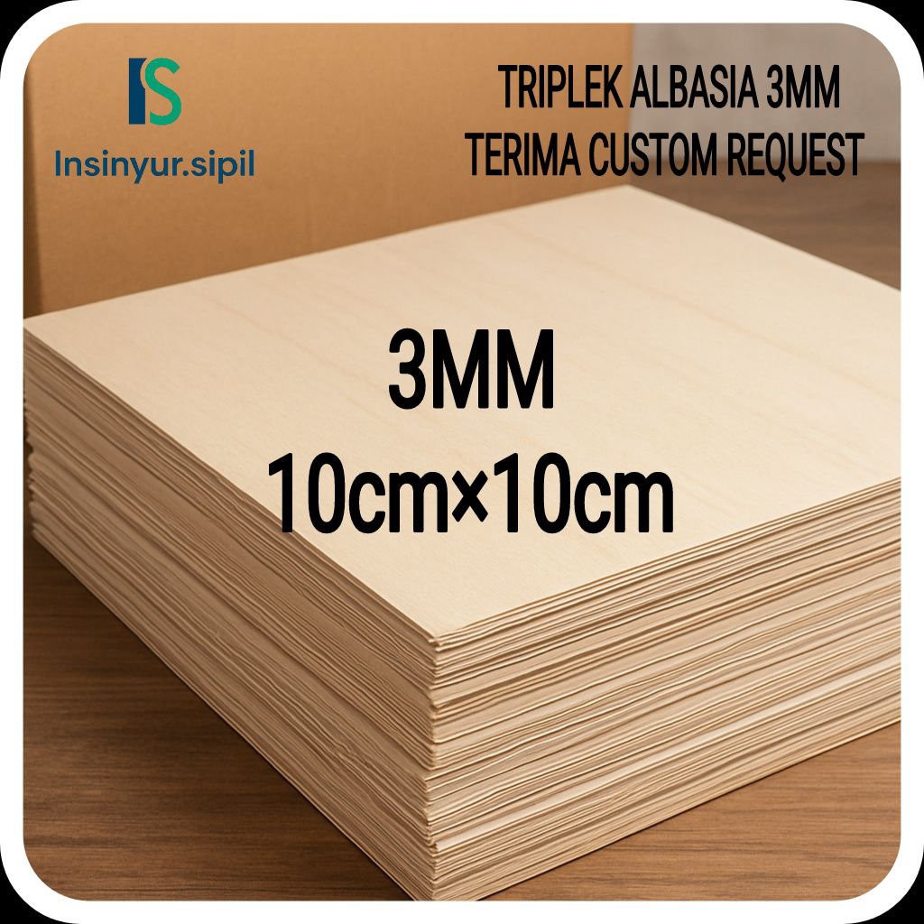Jual Is- Triplek multriplek Albasia eceran 3mm ukuran 10×10siap pakai ...