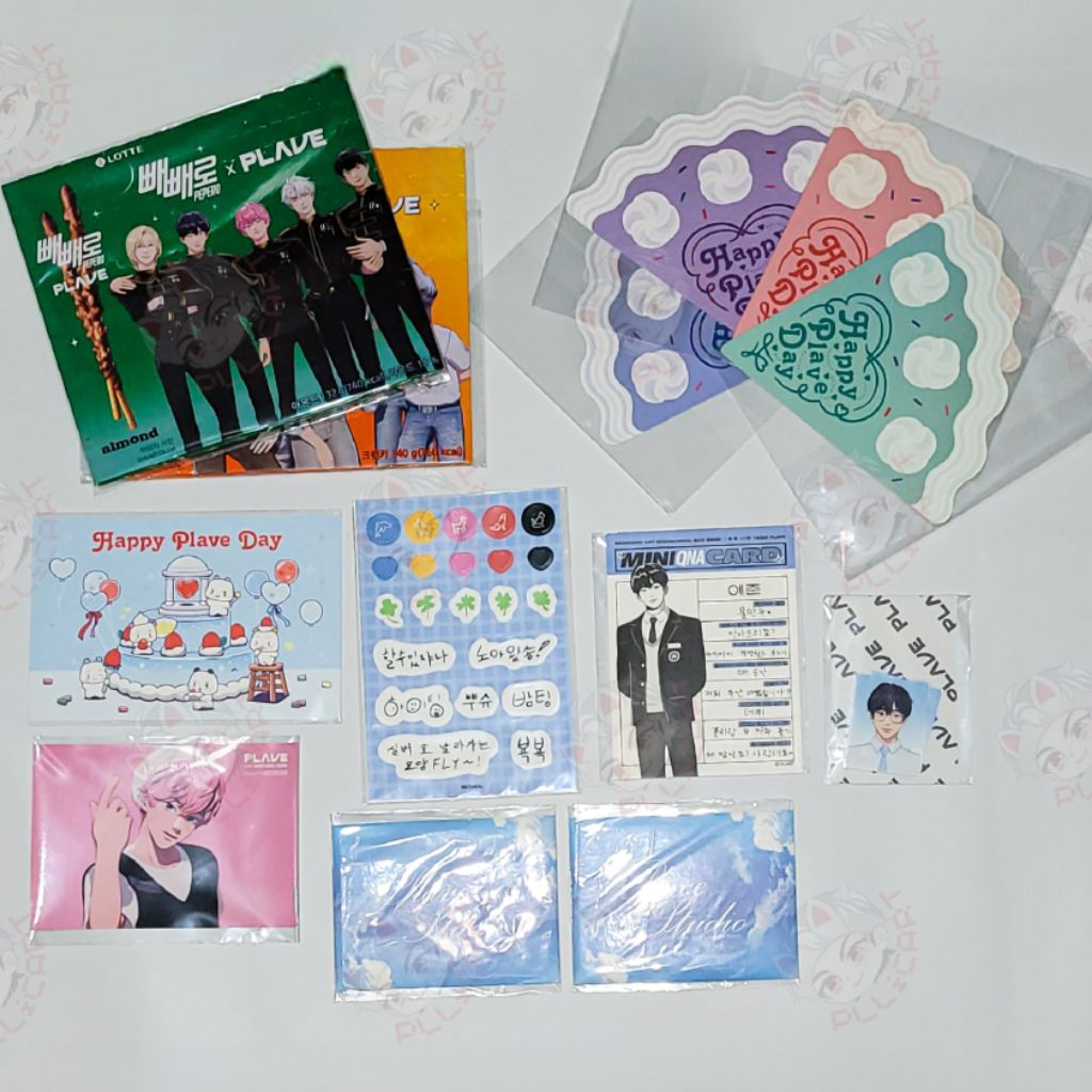 Jual PLAVE BOX PAPERO POSCARD STICKER MEDIHEAL ANIMATE PAPER CAKE SIP ...