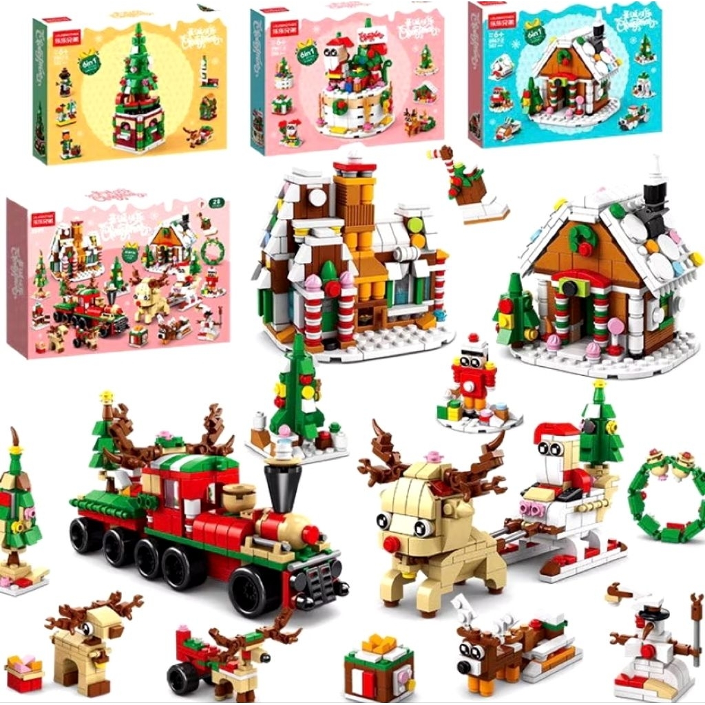 Jual Brick Lego Natal Mainan Edukasi Anak Tema Natal Christmas Gift ...
