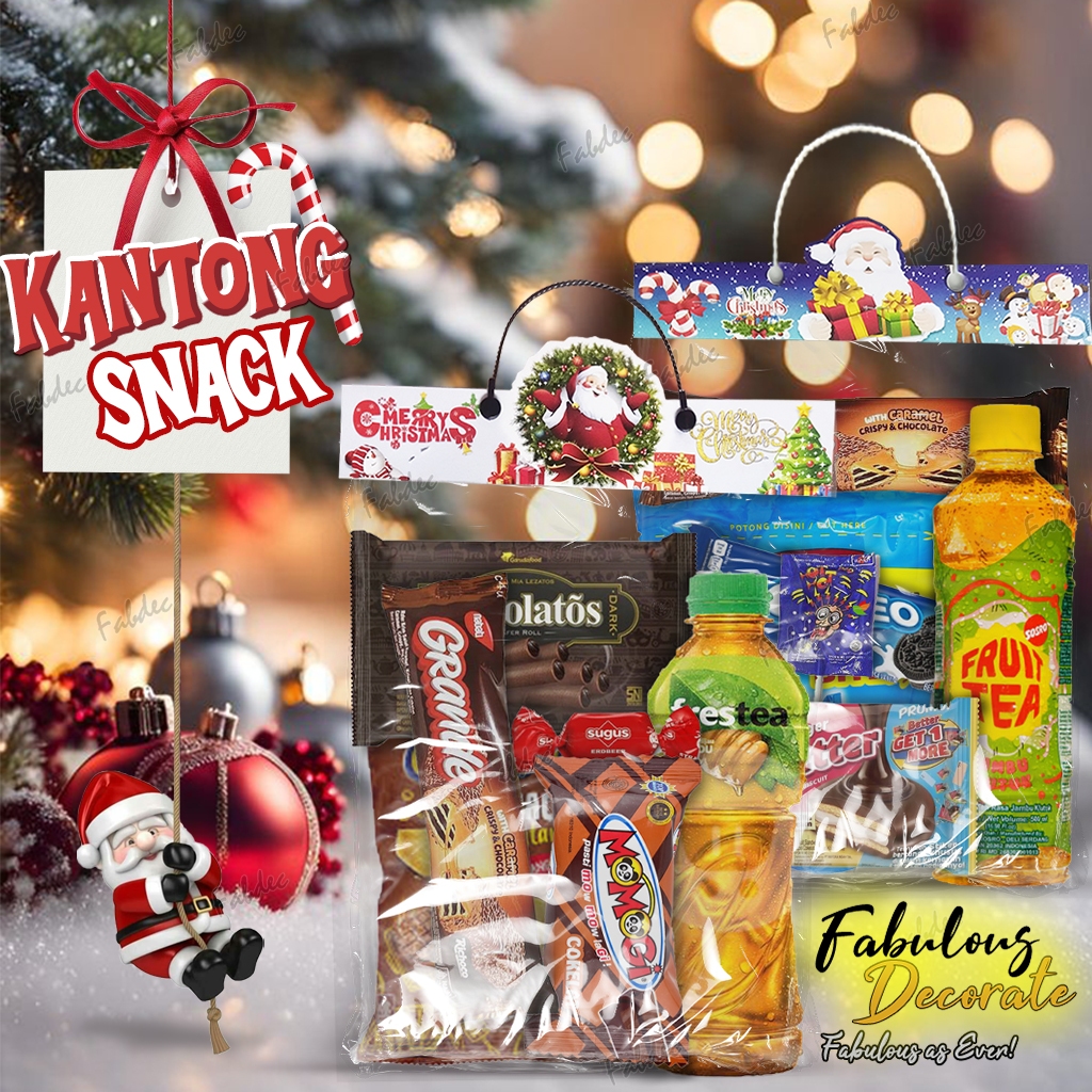 Jual Fabulous Decorate Plastik Snack Souvenir Bingkisan Natal Goodie ...