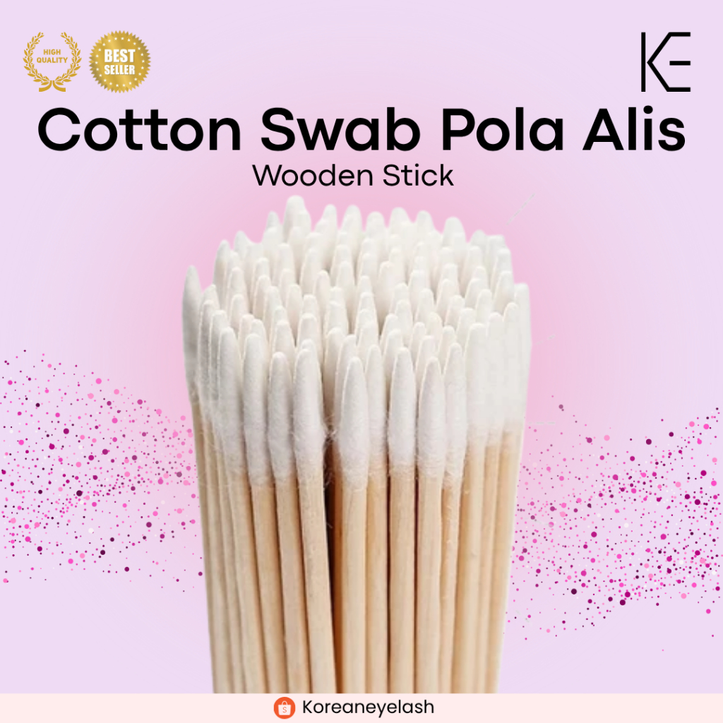 Jual Cotton Swab Pola Alis | Wooden Stick | Tusuk Gigi Kapas | Shopee ...