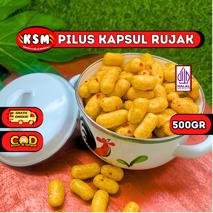 Jual KSM - PILUS KAPSUL RUJAK / PILUS RUJAK PEDAS 500Gr (1/2KAg ...