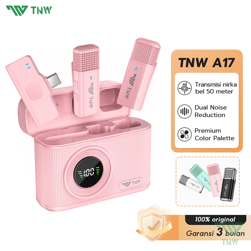 Jual TNW A17 Mic Wireless Microphone Lavalier Clip On Plug & Play ...