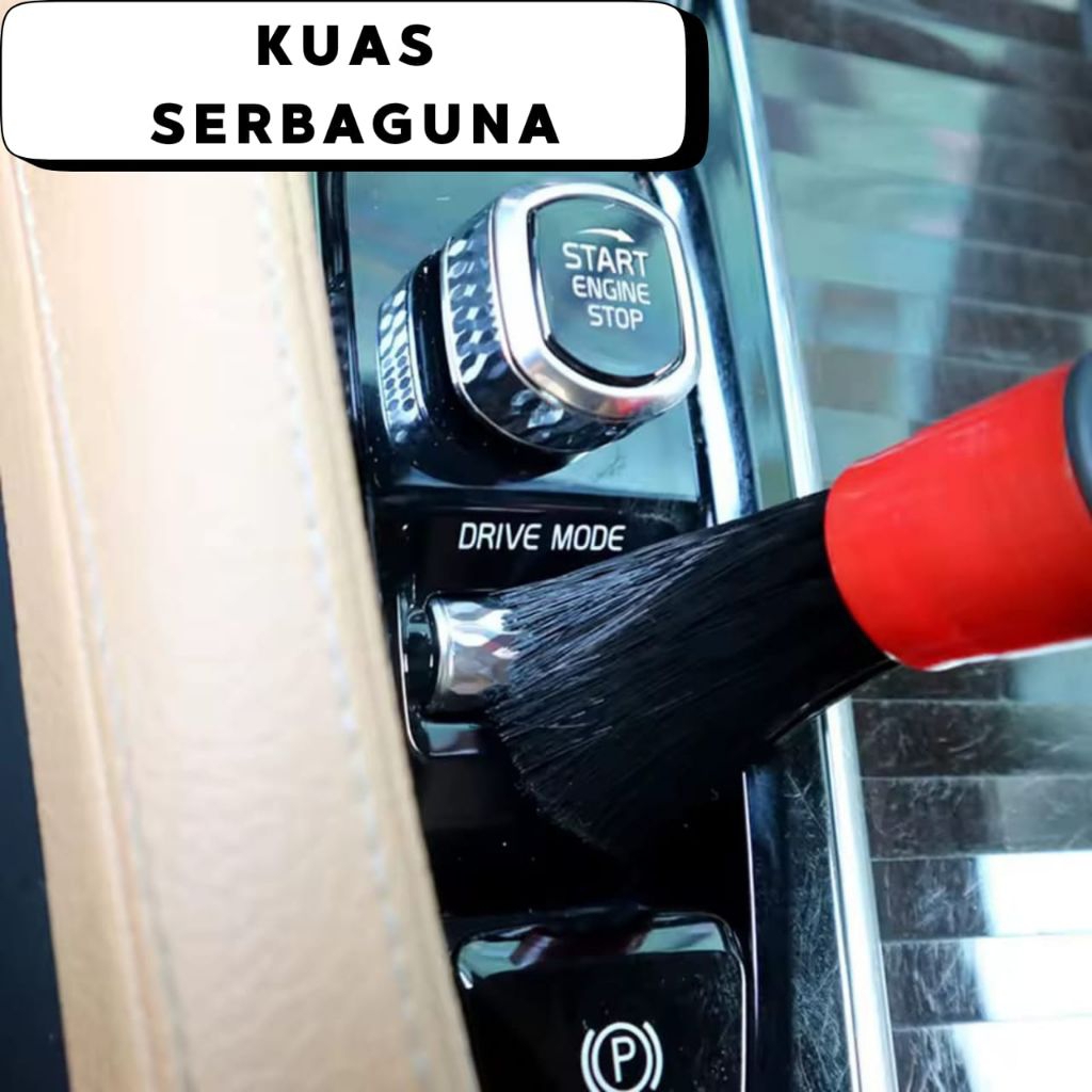 Jual Kuas Cuci Mobil 5 in 1 Brush Detailing Set Kuas Pembersih Debu ...