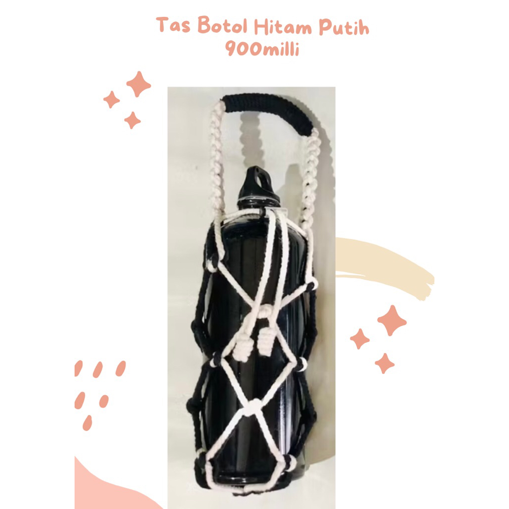 Jual Tas Botol Minum Hitam Putih Edisi Hallowen | Shopee Indonesia