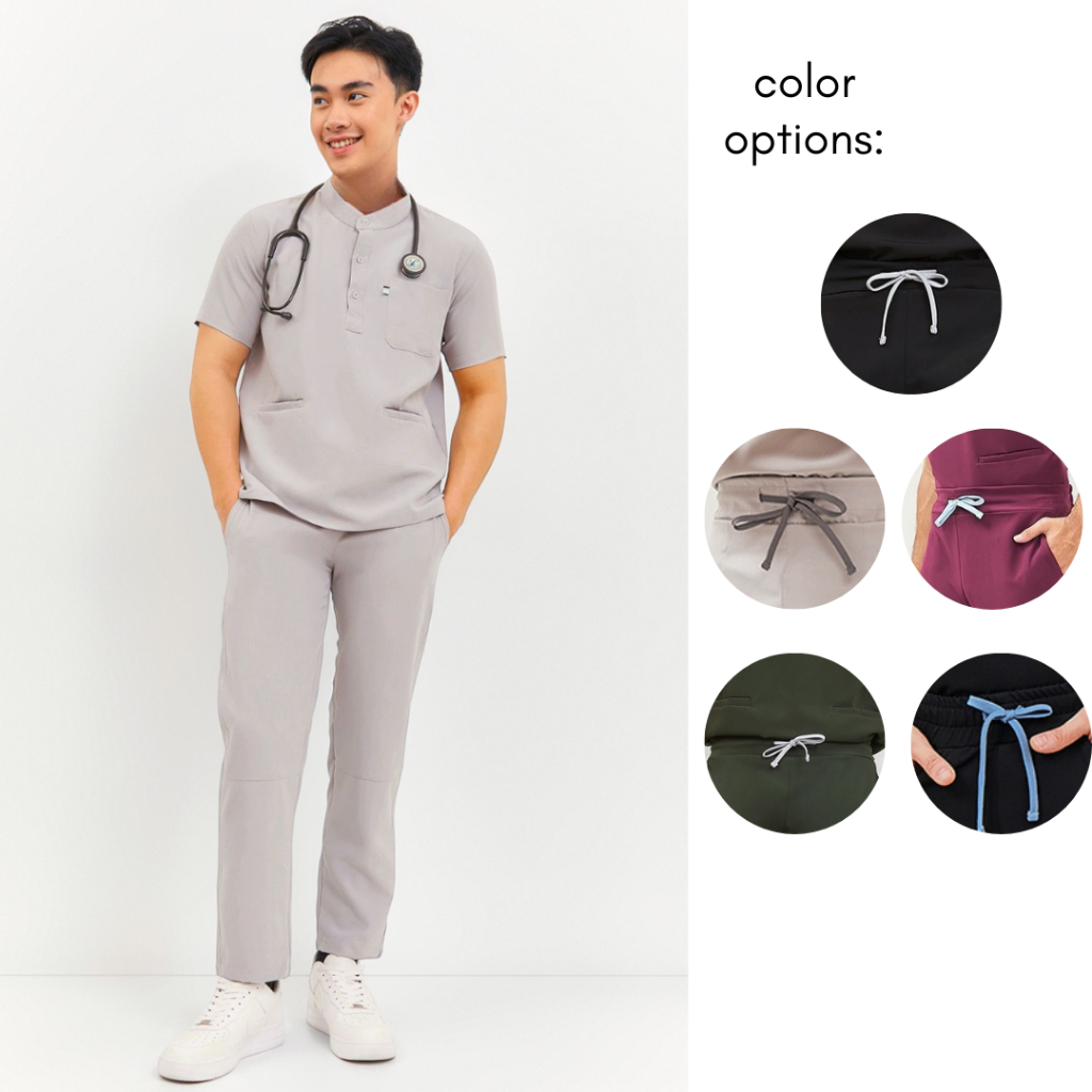 Jual Scrub Medis/Baju OKA/Baju Jaga Kerah Mandarin Collar MEN Series ...