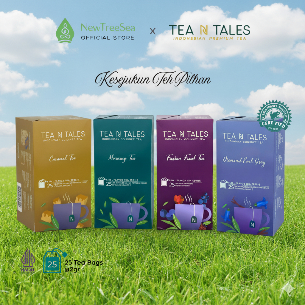 Jual Teh Celup Premium by TeaNTales - Teh Rendah Kafein - Tea Bags ...