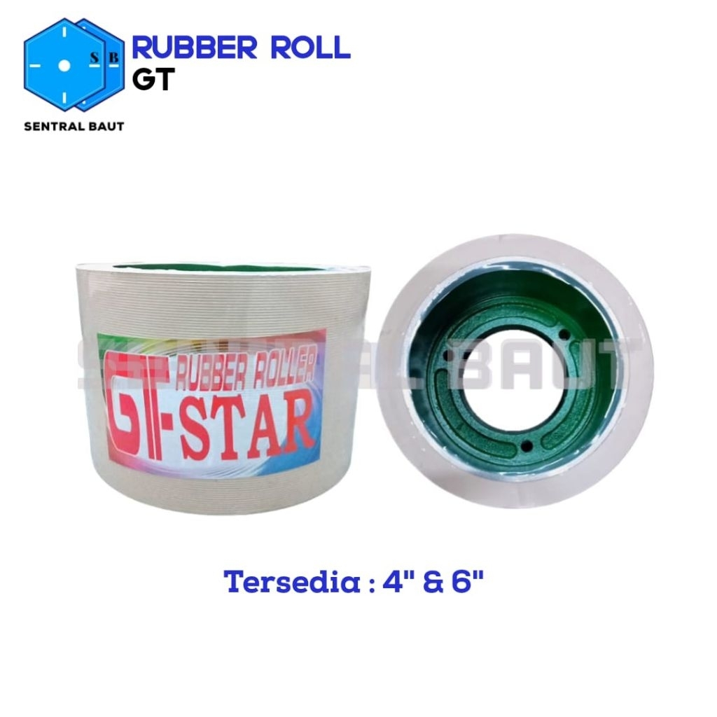 Jual SENTRAL BAUT || Rubber Roll Padi 4" & 6" GT STAR | Shopee Indonesia
