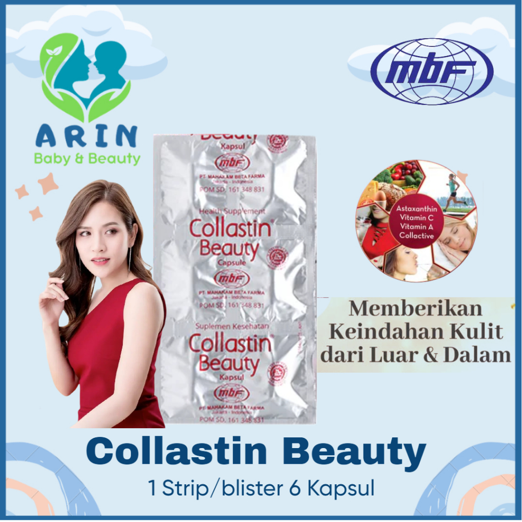 Jual Collastin Beauty - Collagen Active + Astaxanthin Suplemen ...