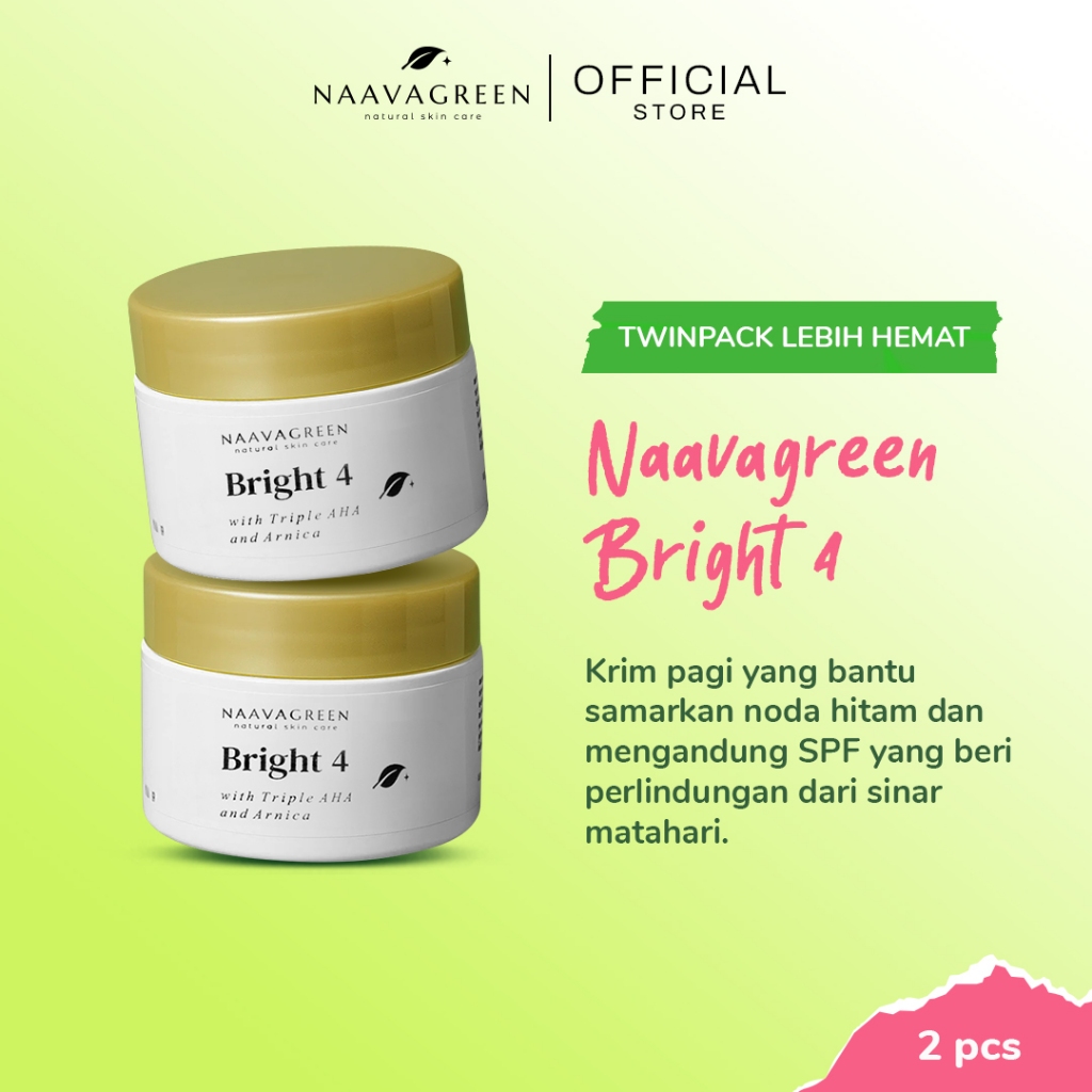 Jual [TWINPACK] Paket Isi 2 Naavagreen Bright 4 | Shopee Indonesia
