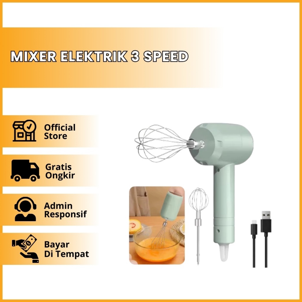 Jual Mixer elektrik 3 speed yang dapat disesuaikan, mixer tangan tanpa ...