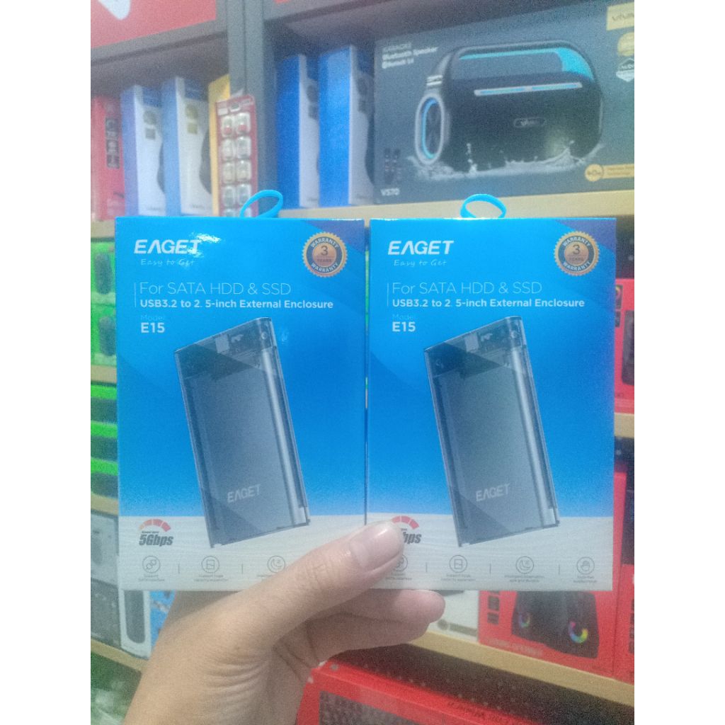 Jual casing hardisk eaget E15 enclousure external sata 2.5inch | Shopee ...