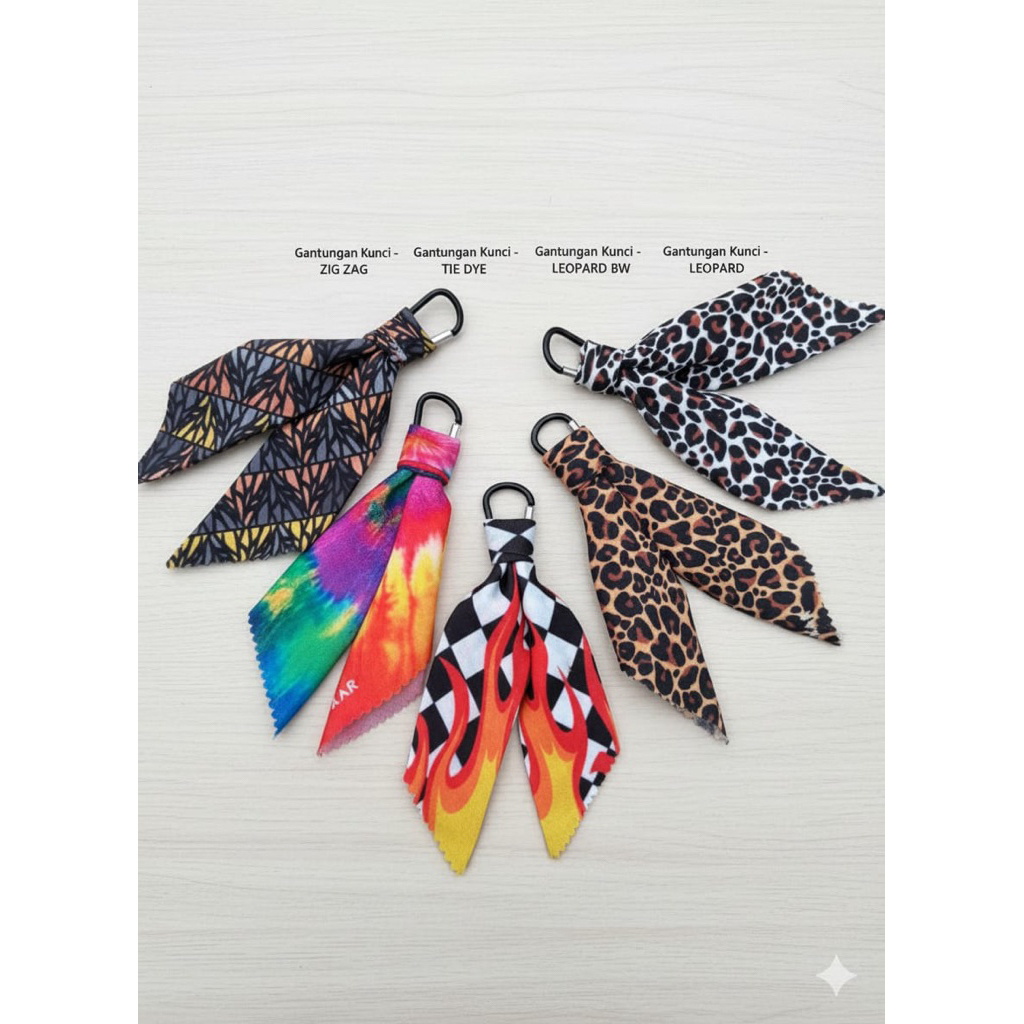 Jual GANTUNGAN KUNCI BANDANA Keychains Bandana slayer Kalcer aksesoris ...
