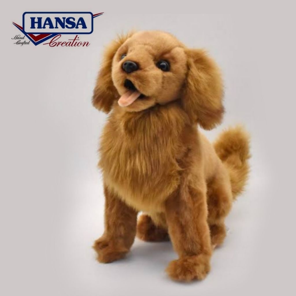 Jual Boneka Anjing Brown Golden Retriever lmprot U.S.A Original HANSA ...