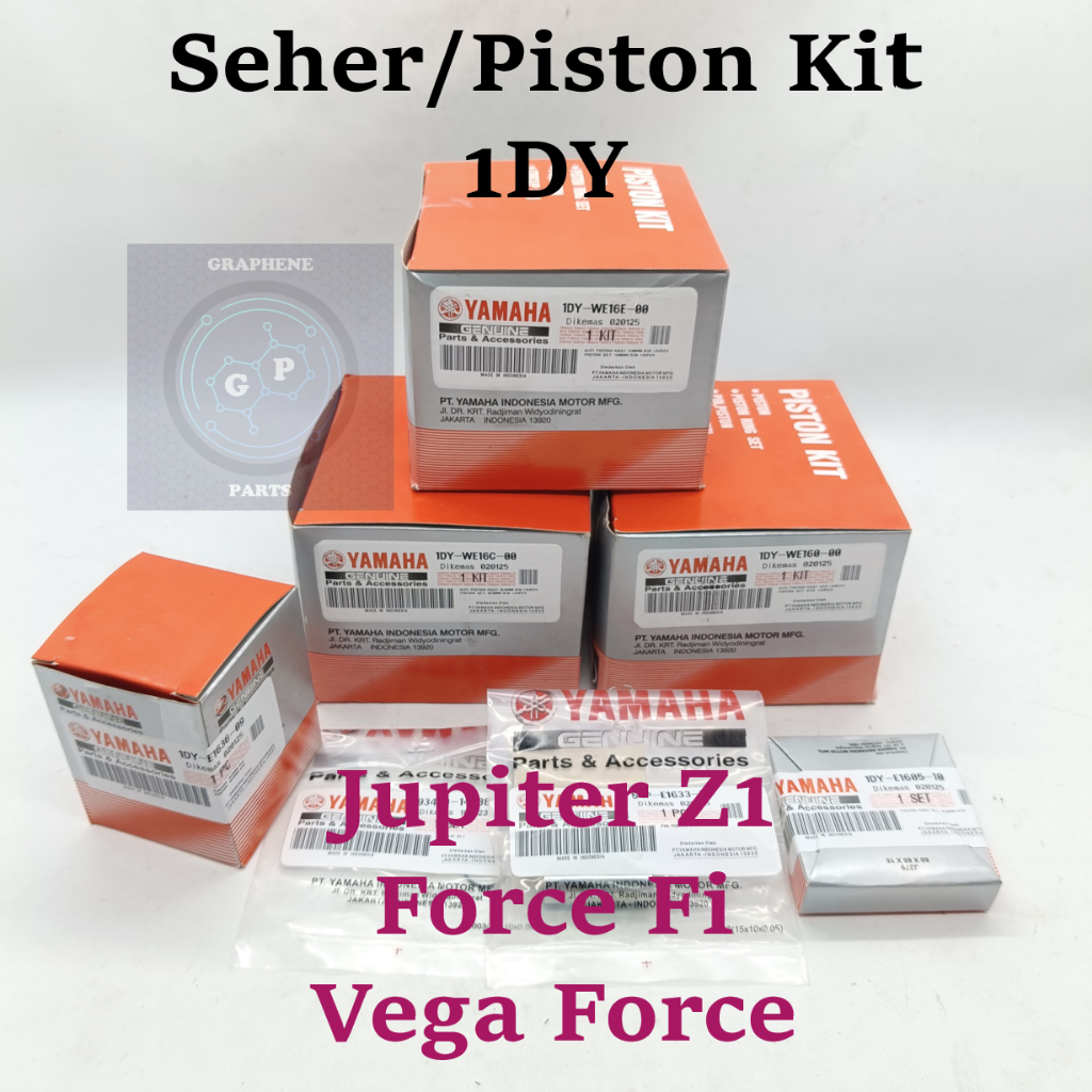 Jual Seher Piston Kit 1DY Yamaha Jupiter Z1 Force Fi Vega Force OS ...